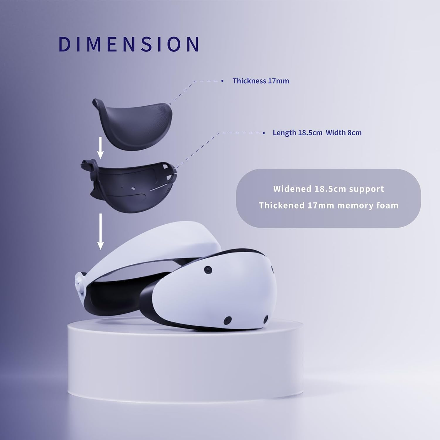 Head Strap Cushion Pad for psvr2 Original Headset Accessories – APEXINNO